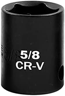 Drive Socket SAE Shallow Socket 5/8", 6 Point Design, Cr-V SAE Shallow Socket 5/8" SAE Shallow ...