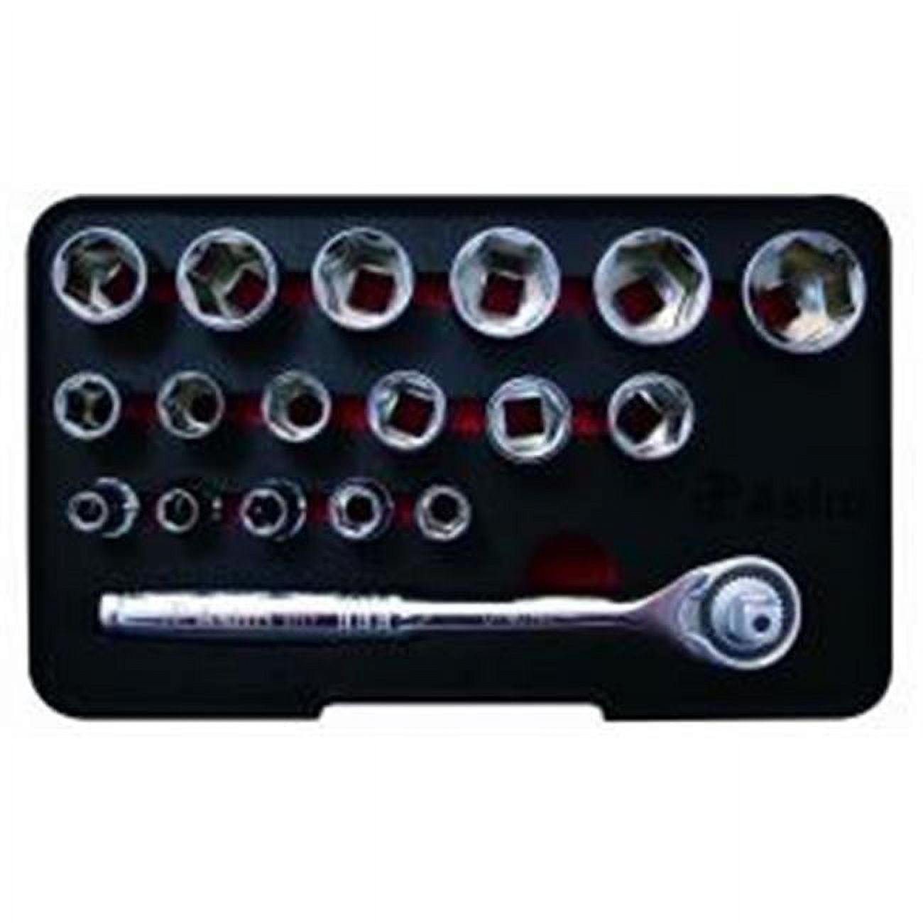 Drive Wobble Head Ratchet & Socket Set, 0.38 in. - 18 Piece - Walmart.com