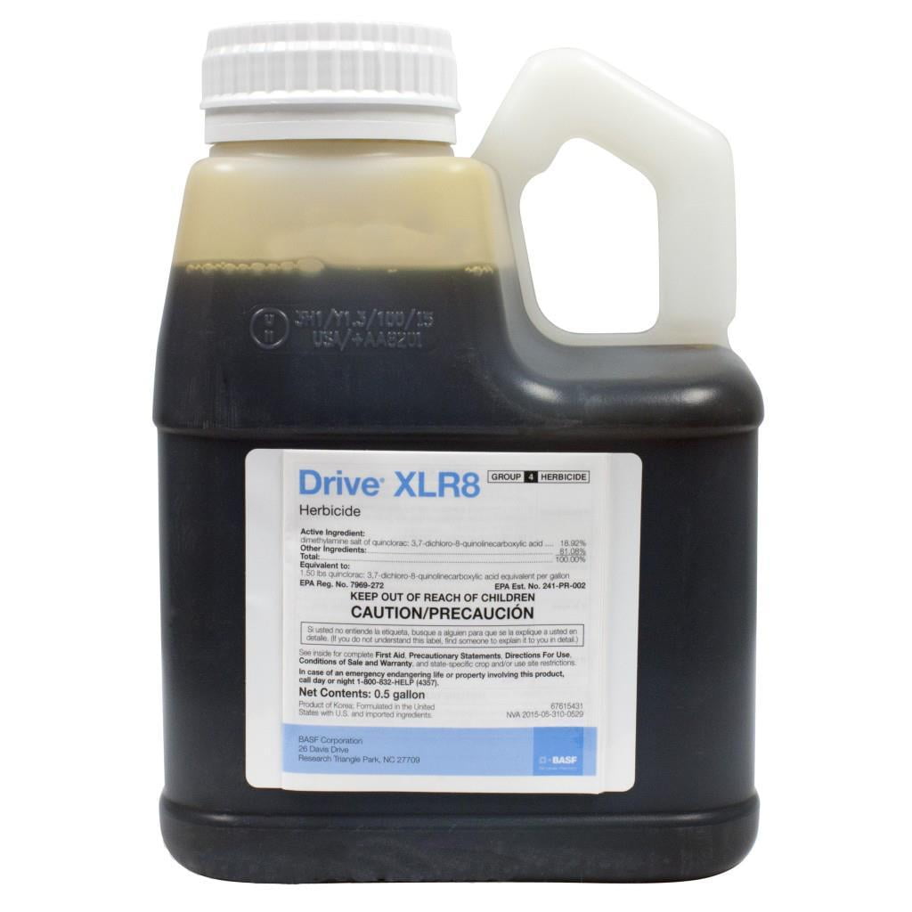 Drive XLR8 Herbicide 1/2 Gallon 64 OZ. kills crabgrass quinclorac free ...