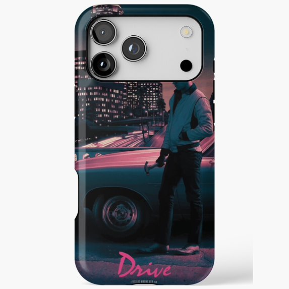 Drive inspired cinematic minimalist art iPhone Case 17 11 12 13 14 15 ...