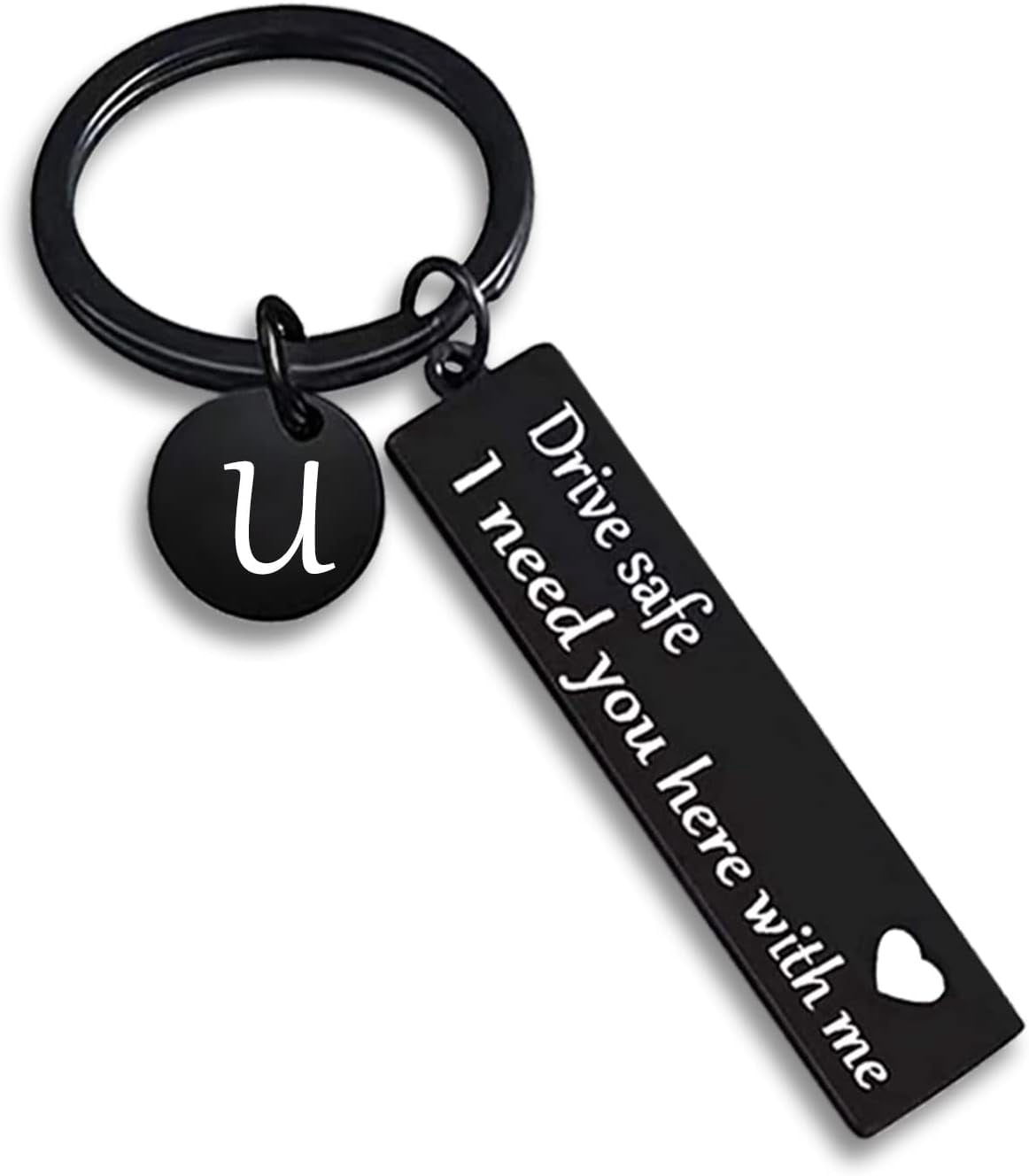 Drive safe keychain for boyfriend,26-letter keychain,gifts for ...