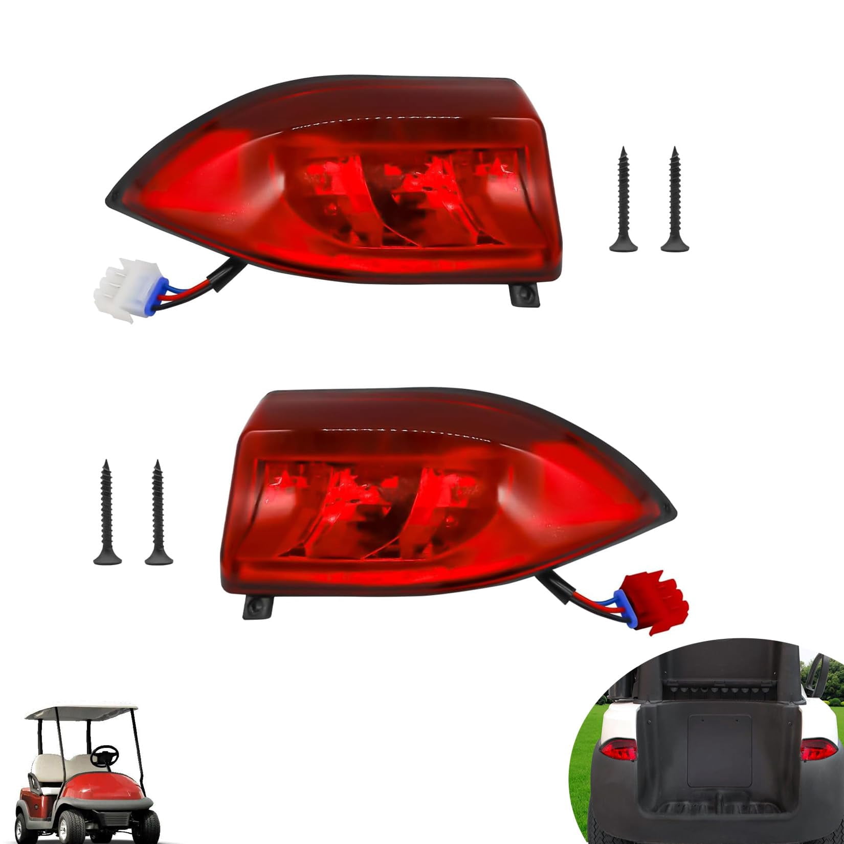 Drive-up Golf Cart LED STF9 Tail Lights for Club Car Precedent 2004-Up ...