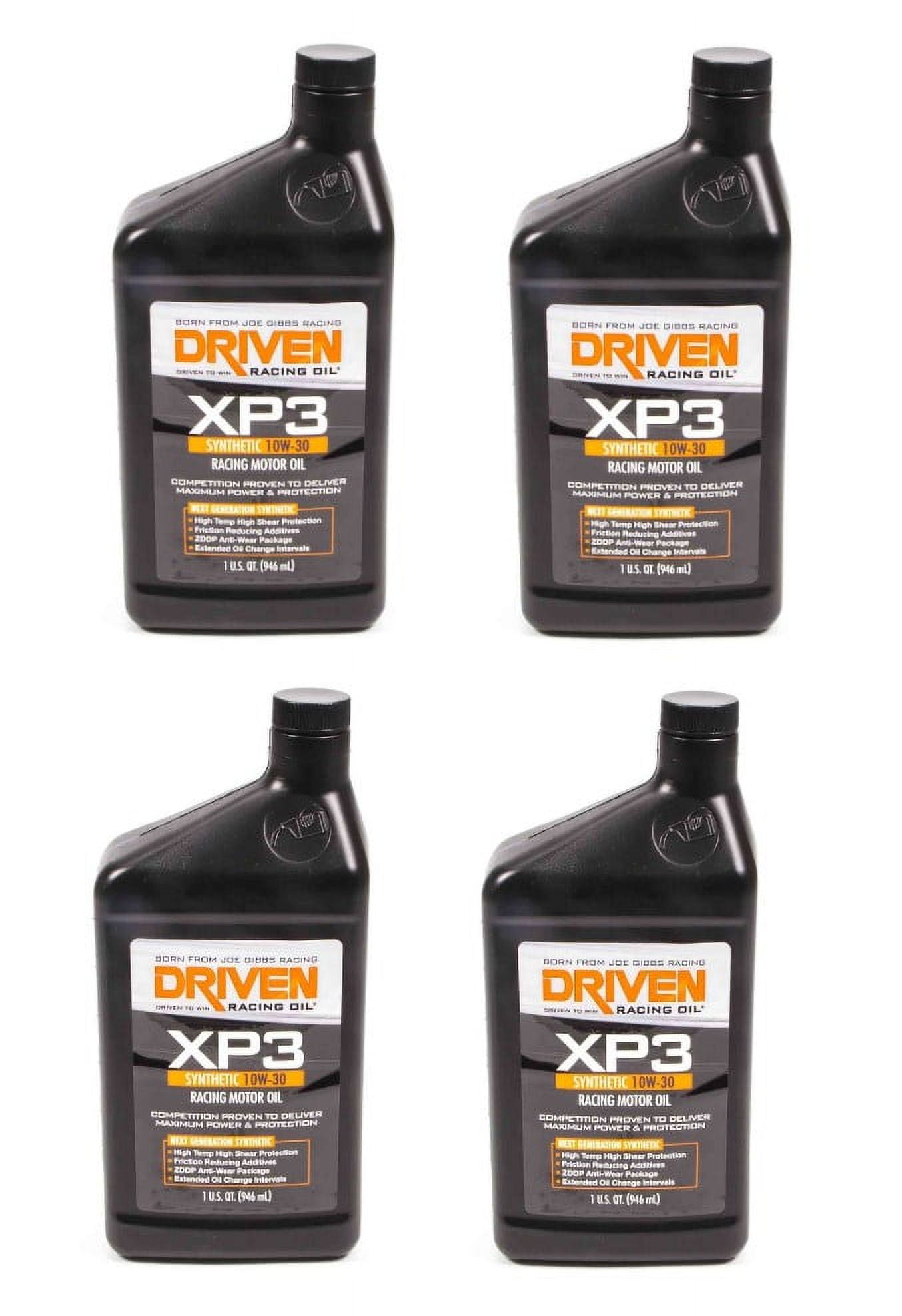 Driven 00306 XP3 Synthetic 10W-30 Performance Racing Engine Motor Oil ...