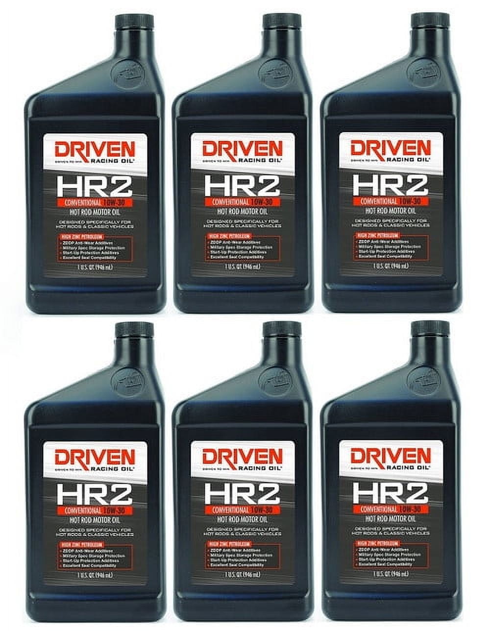 Driven HR2 10w-30 Hot Rod Oil - High ZDDP Zinc Conventional Motor Oil ...
