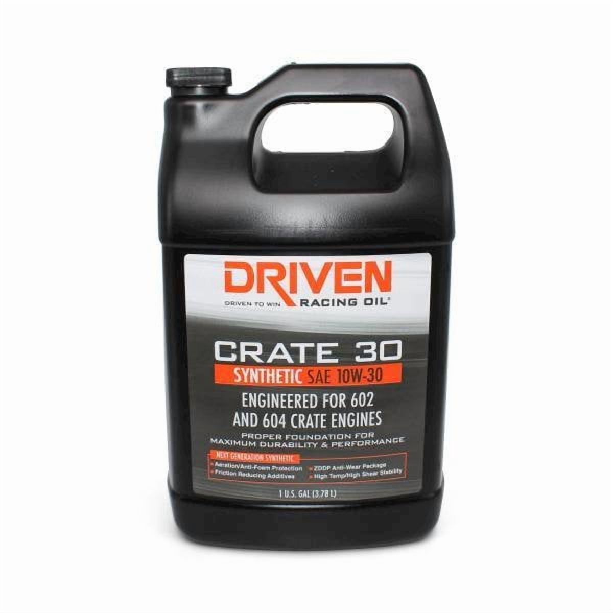 Driven Racing Oil Crate 30 10w30 Synthetic Oil 1 Gallon - Walmart.com