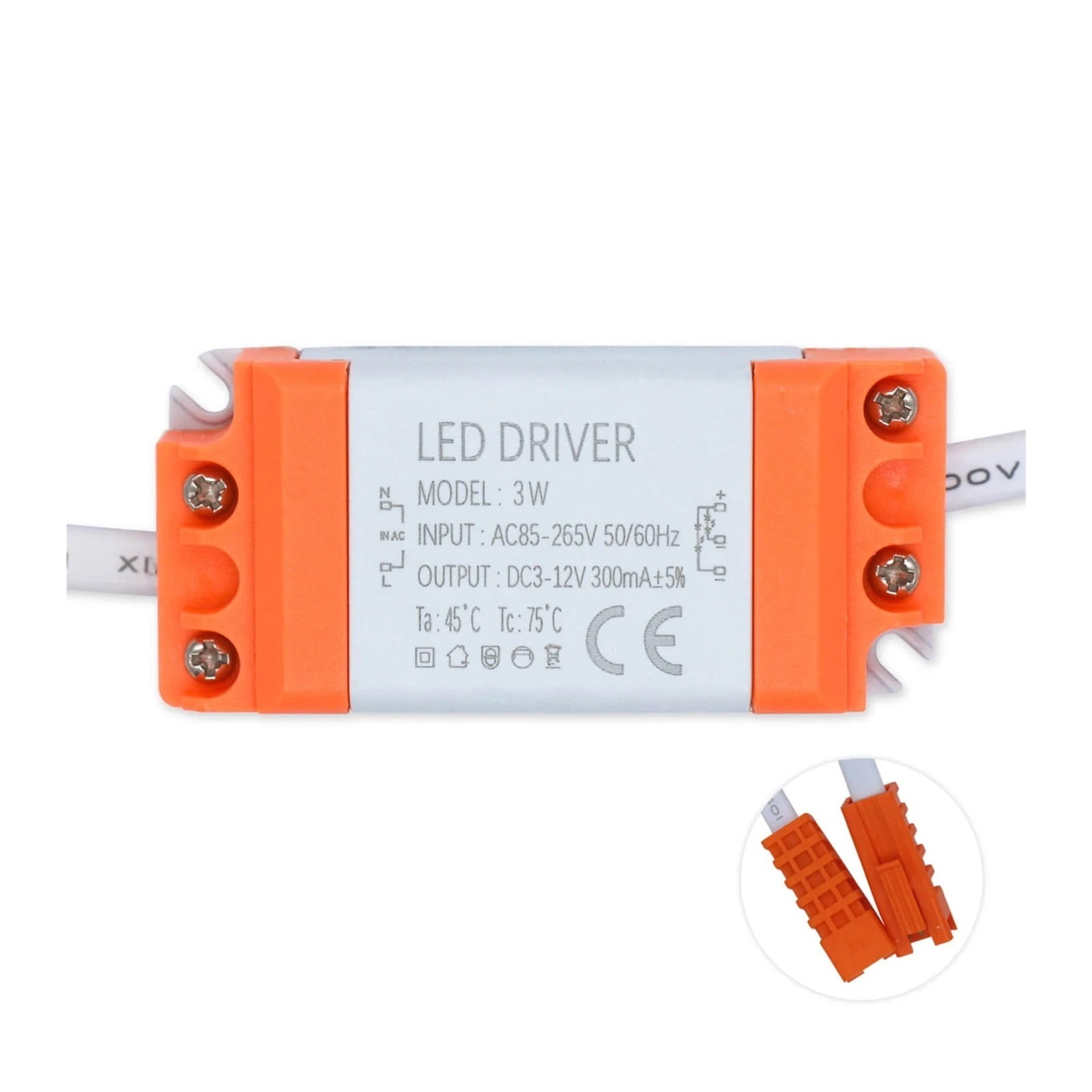 Driver 300mA LED Double Colours Dimmable AC 85-265V LED Power Supply Be ...