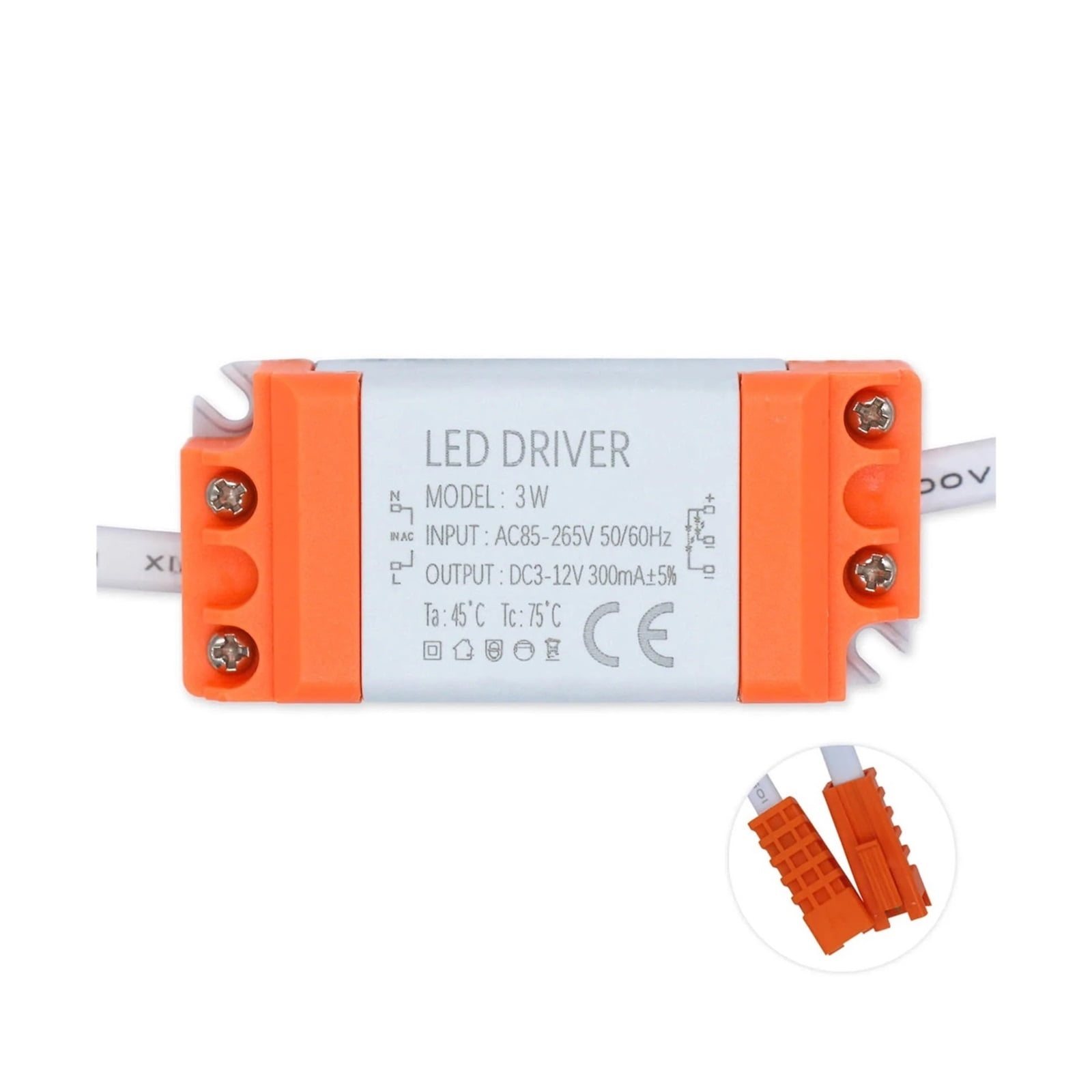 Driver 300mA LED Double Colours Dimmable AC 85-265V LED Power Supply Be ...