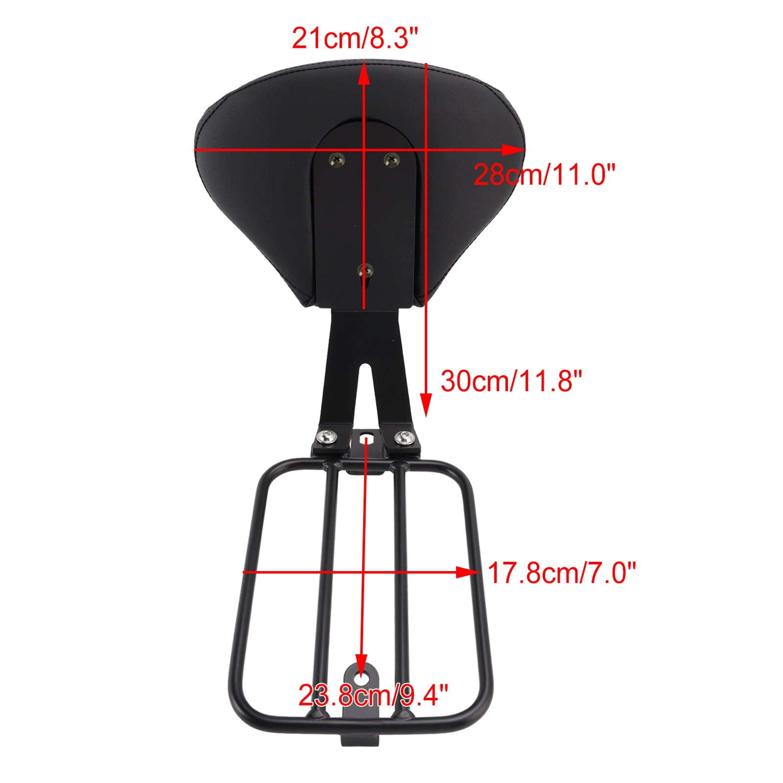 Driver Backrest Pad for Kawasaki Eliminator 500 2024-2025 - Walmart.com