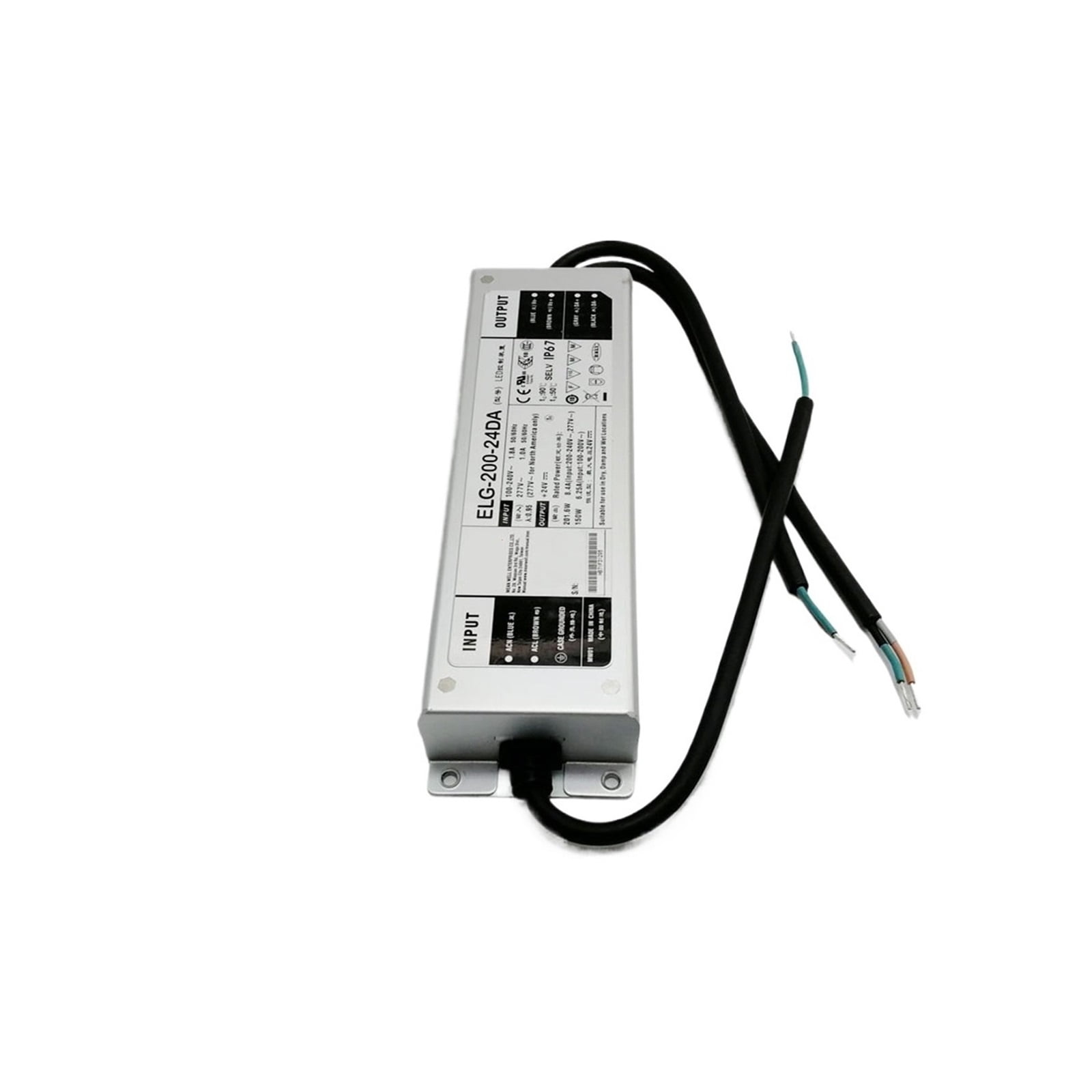 Driver ELG-200-36DA 200W 5.55A 36V control LED Power Supply 110V/220V AC to 36V DC 200W ...