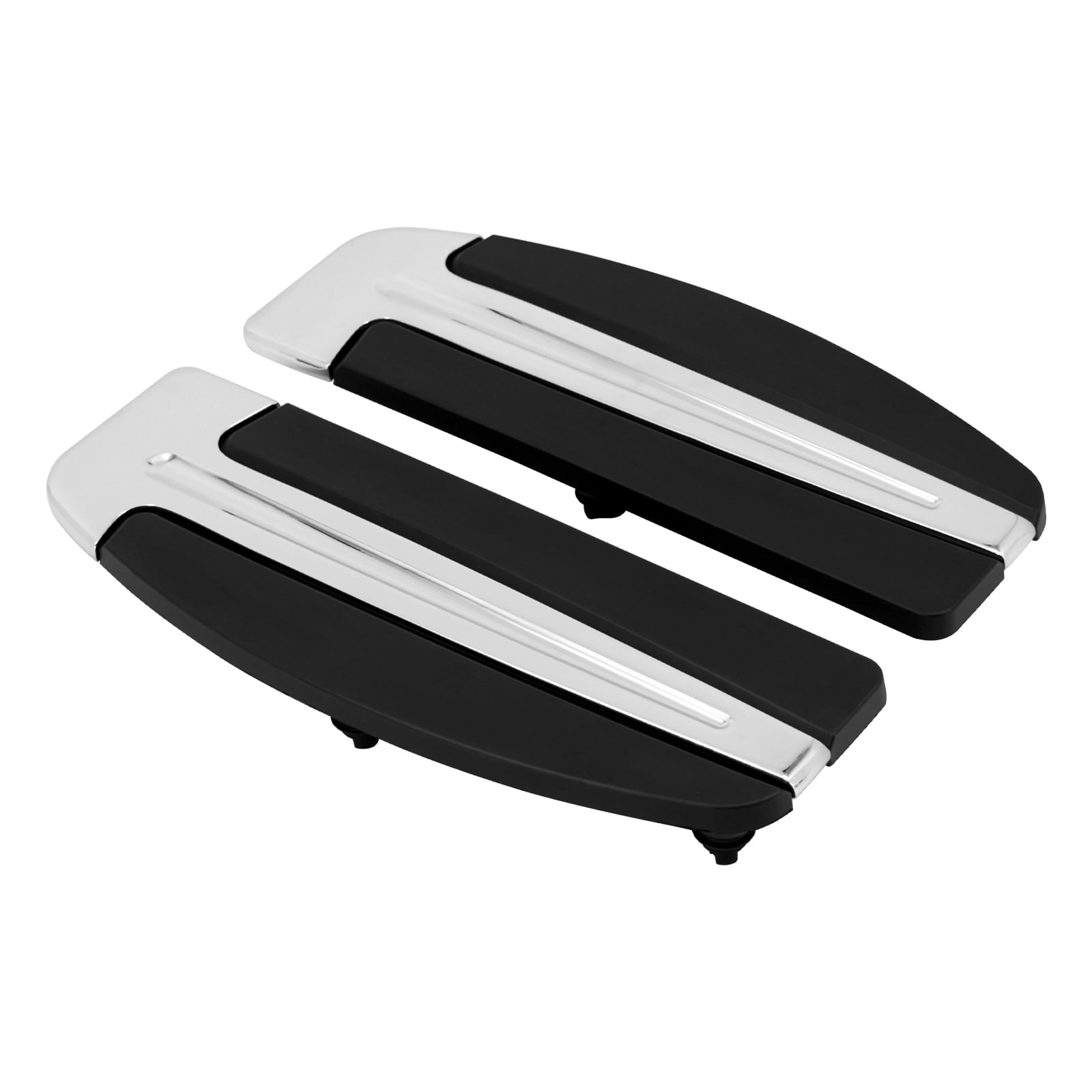 Driver Floorboard Footboard Inserts For Harley Road King Electra Glide ...