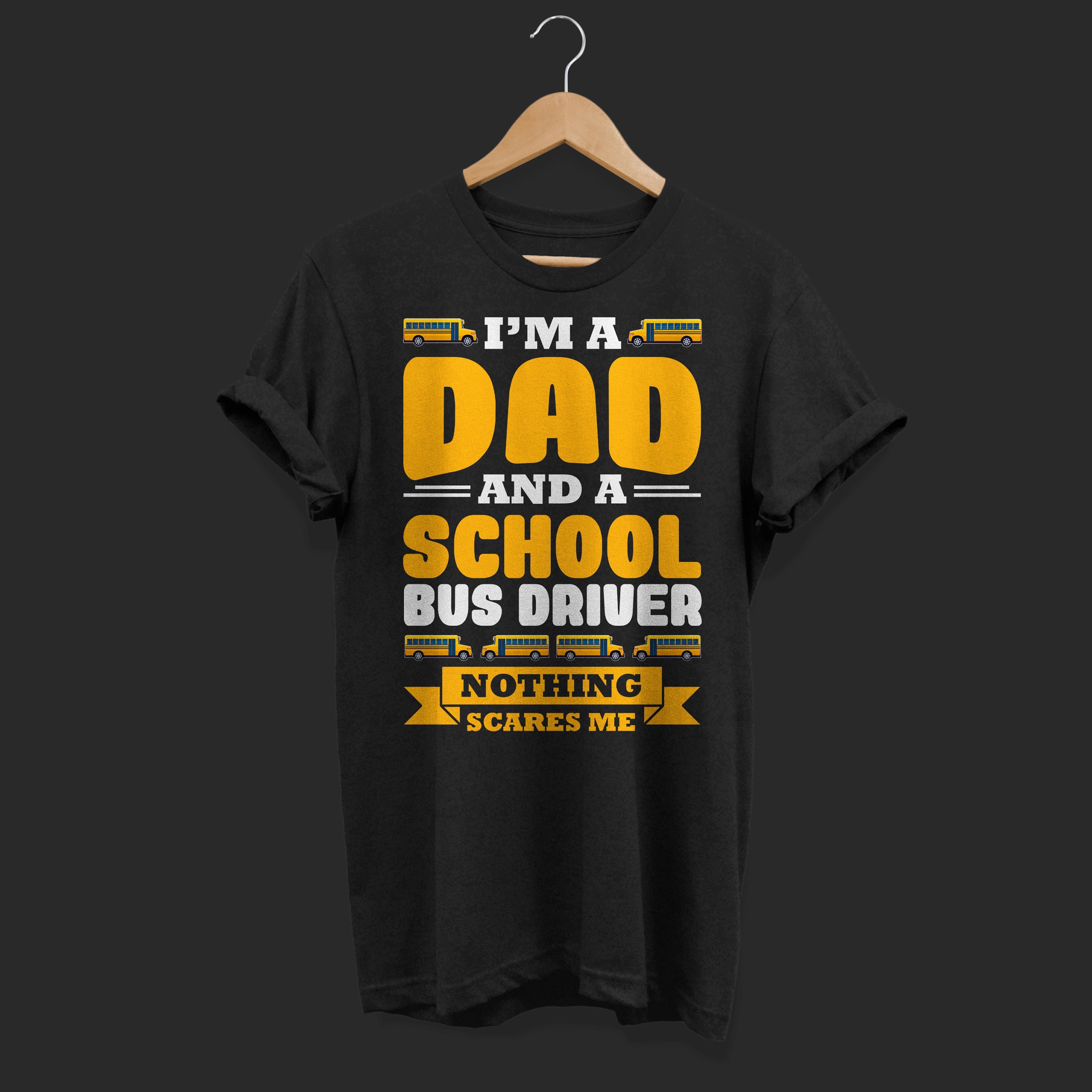 Driver Funny School Bus Drivers Gift T-Shirt, Vintage Retro Driving ...