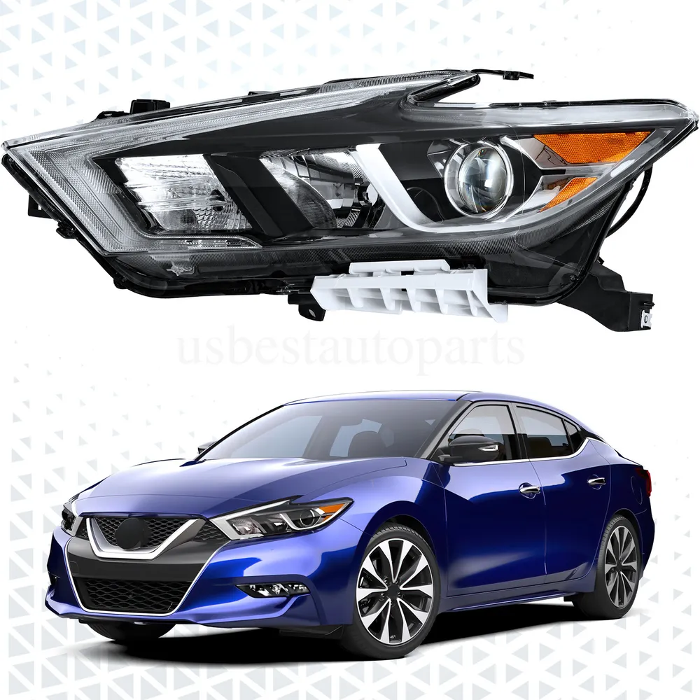 Driver Headlight Headlamp LH Left W/ LED DRL For 2016 2017 2018 Nissan ...