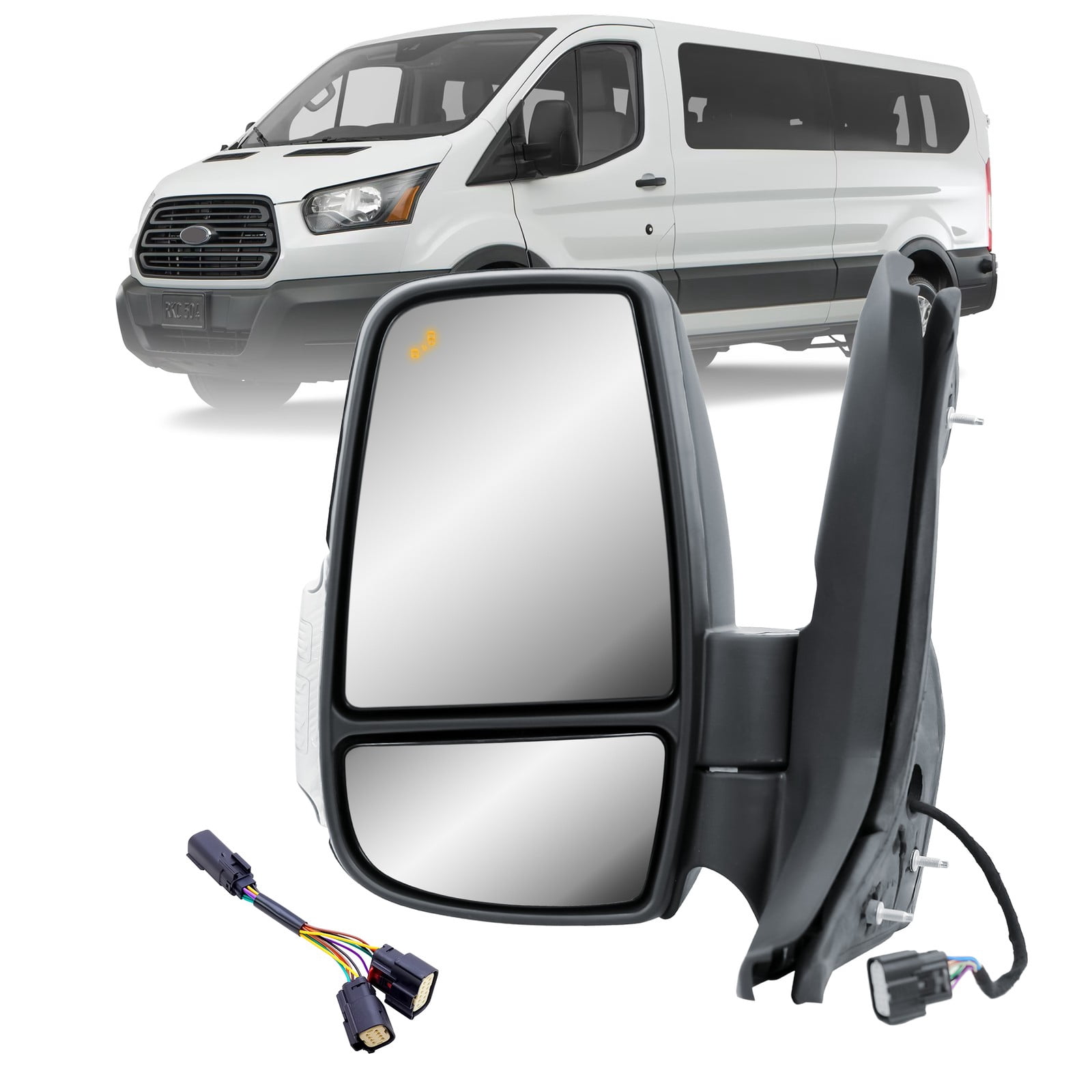 Driver Left Side Door Mirror with Signal Light and BLIS For 10-2025 ...