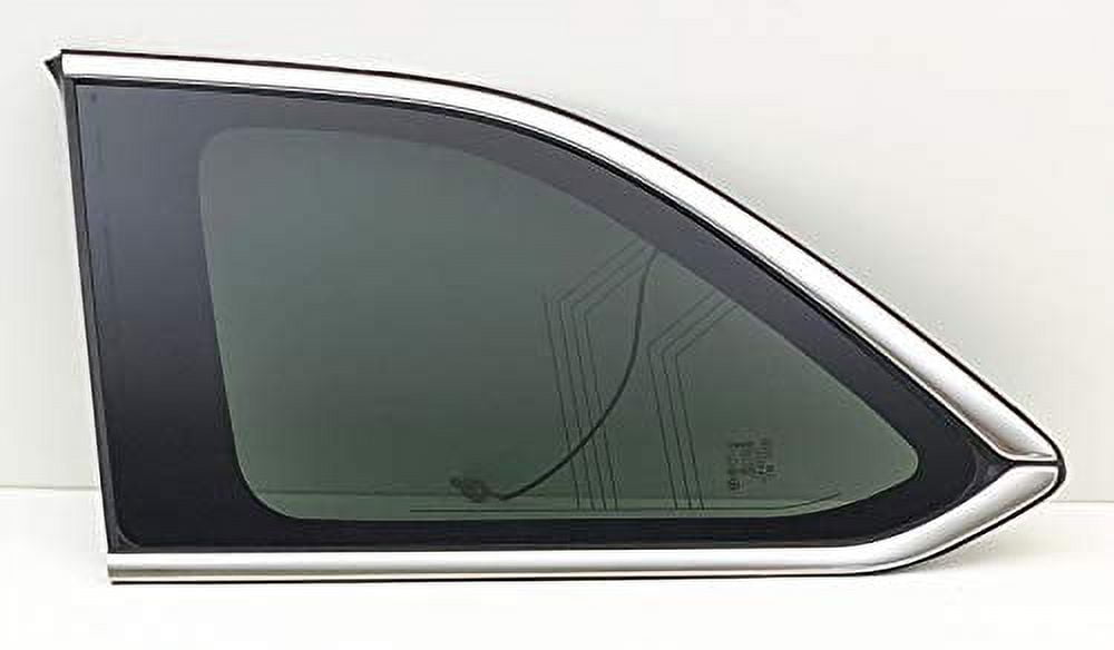 Driver Left Side Quarter Window Quarter Glass Chrome Moulding ...