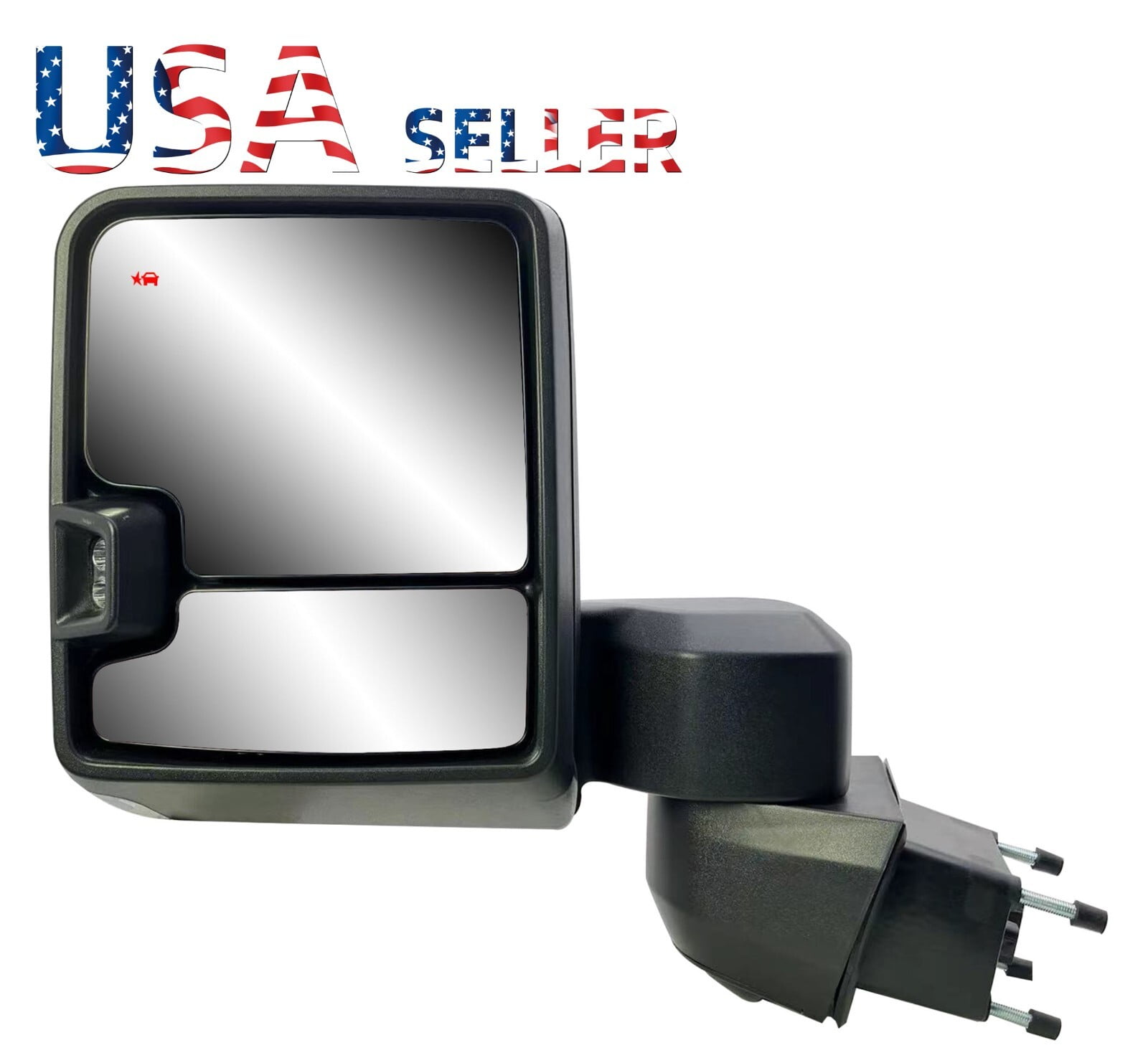 Driver Left Side Tow Mirror Chrome for 19-25 Chevy Silverado/Sierra ...