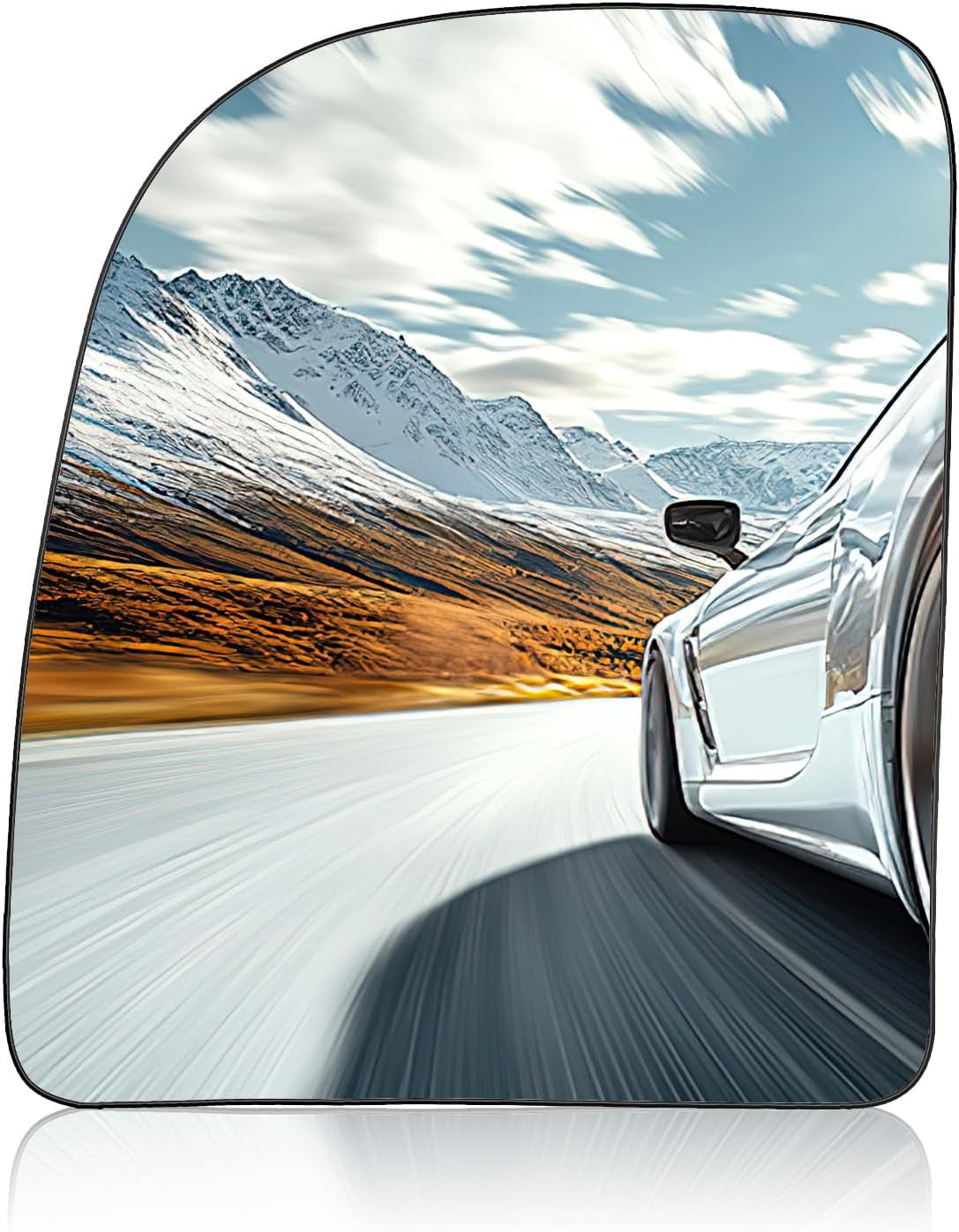 Driver Left Side Upper Mirror Glass Compatible With F250 F350 F450 F550 ...