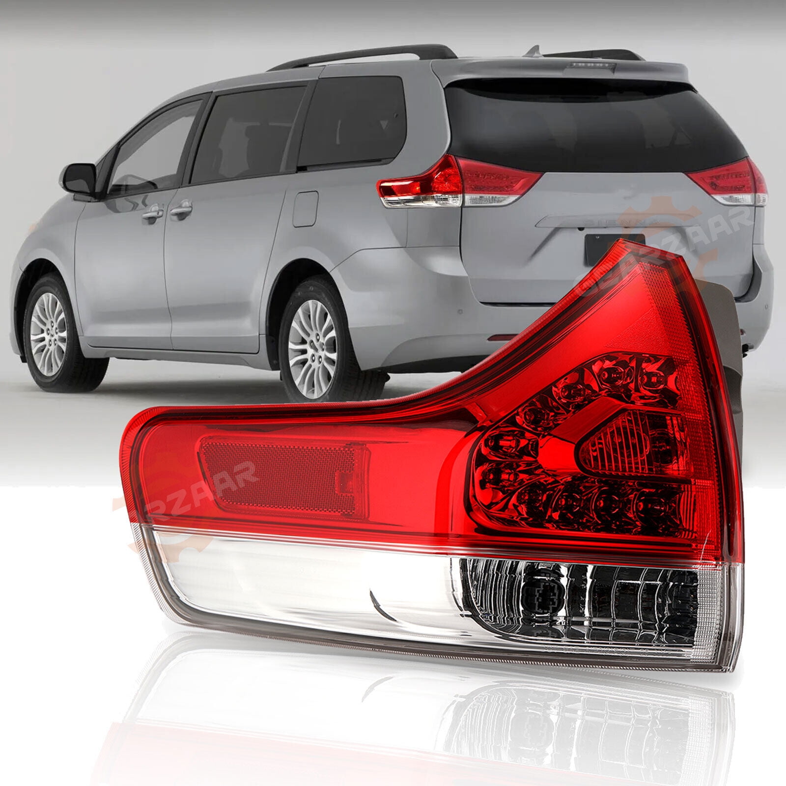 Driver Left Tail Light Lamp For 2011-2014 Toyota Sienna Rear Outer ...