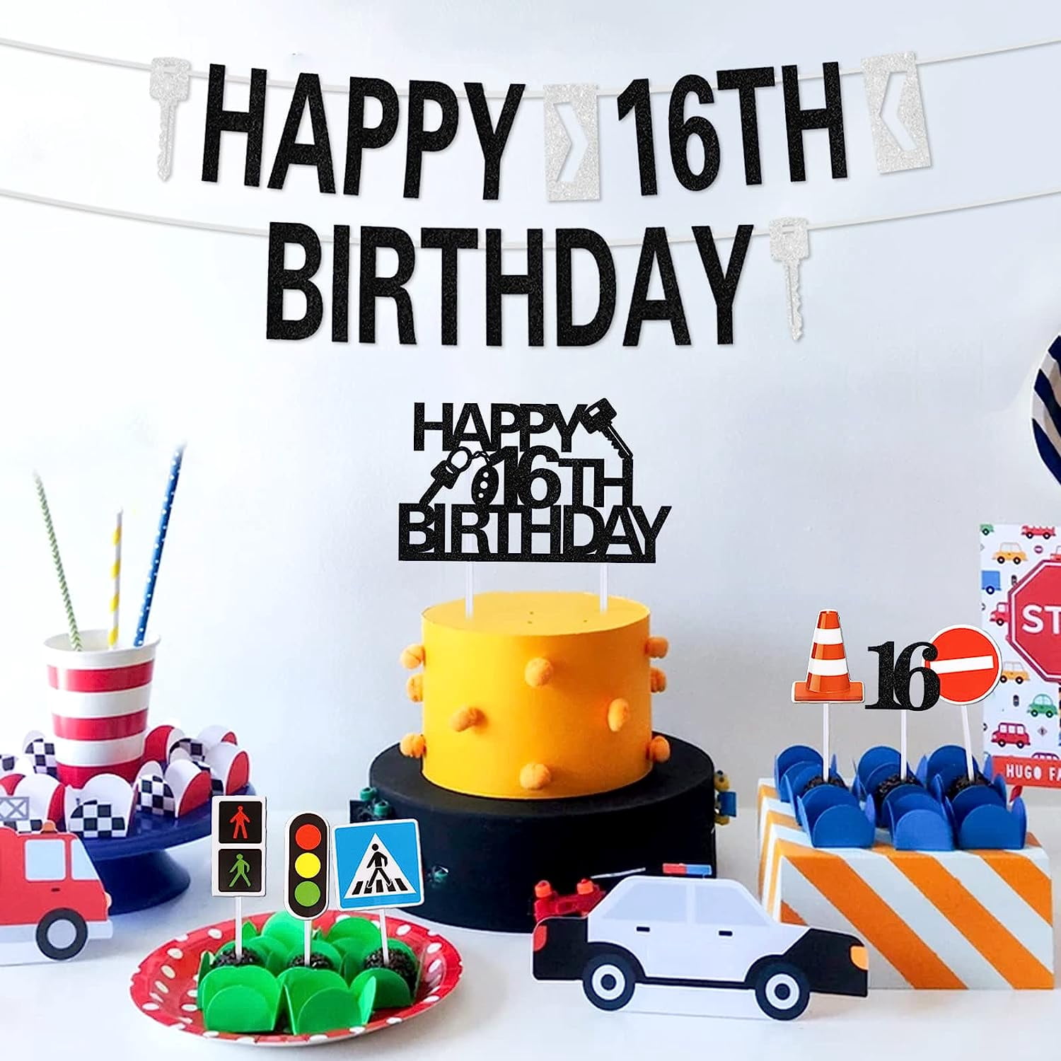 Driver License 16th Birthday Party Decorations for Boys, Driver License ...