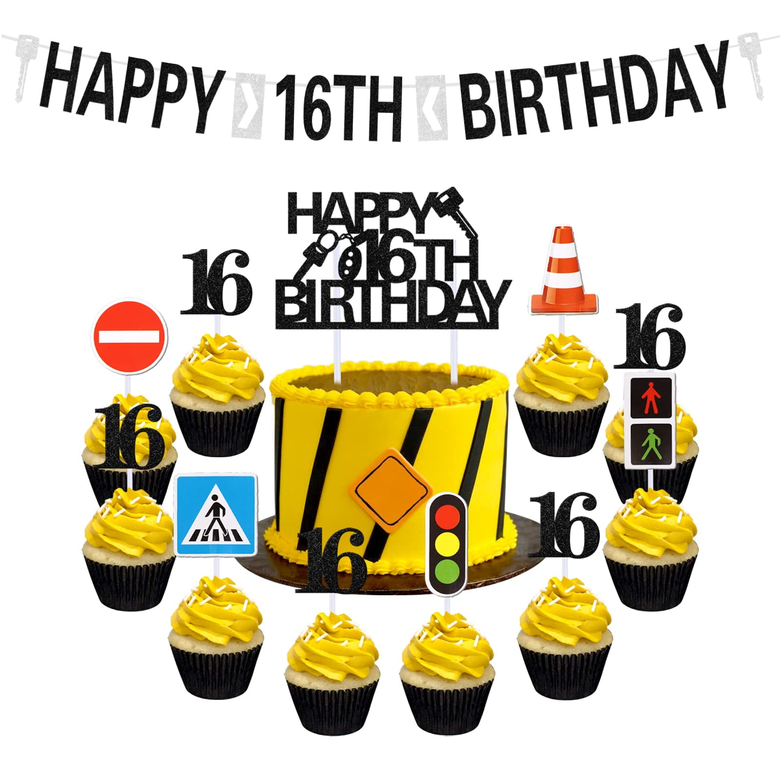 Driver License Birthday Party STF9 Decorations for 16 boys Driver ...