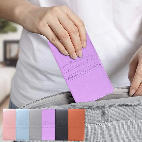 Driver License Holder Car Document Organizer Multi-Functional Card ...