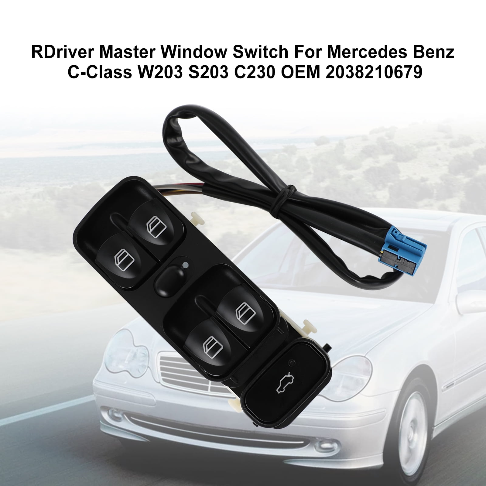 Driver Master Window Switch For Mercedes Benz C-Class W203 S203 C230 ...