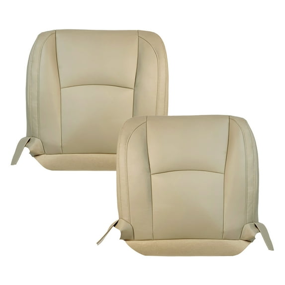 Driver Passenger Bottom Seat Cover Leather Ivory Tan Fits for Lexus ...