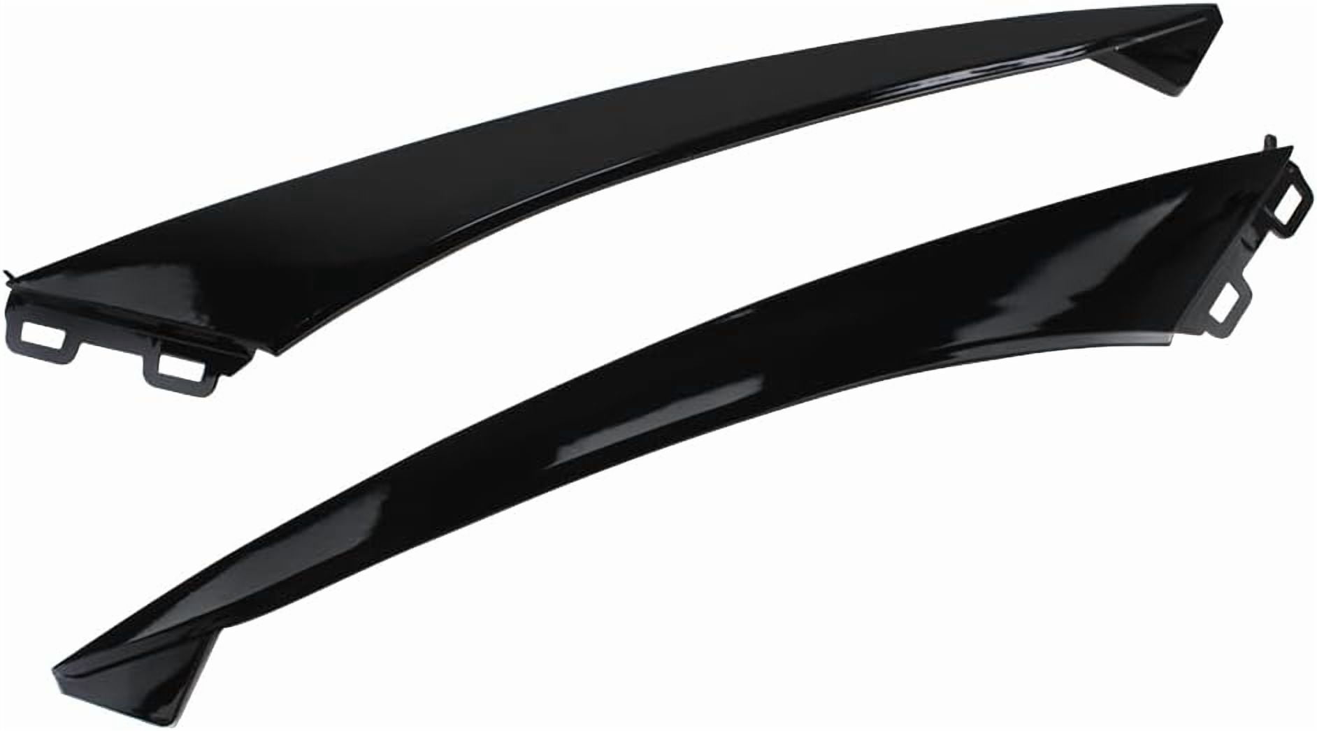 Driver & Passenger Side Lower Bumper Molding Trim Black For Honda ...