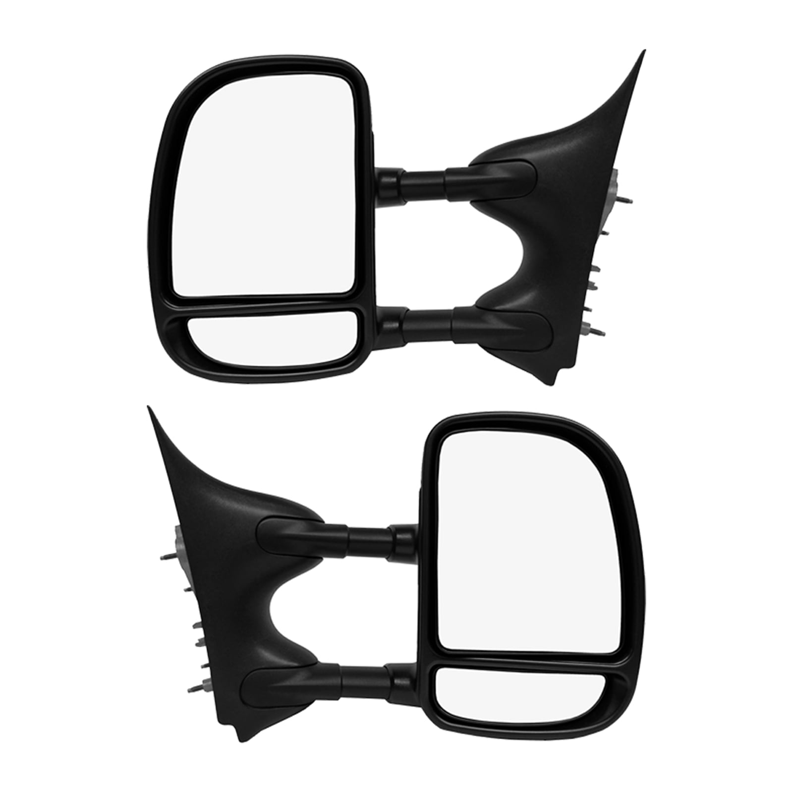 Driver & Passenger Side Mirrors, Left-Right Manual Adjust Non-Heated ...