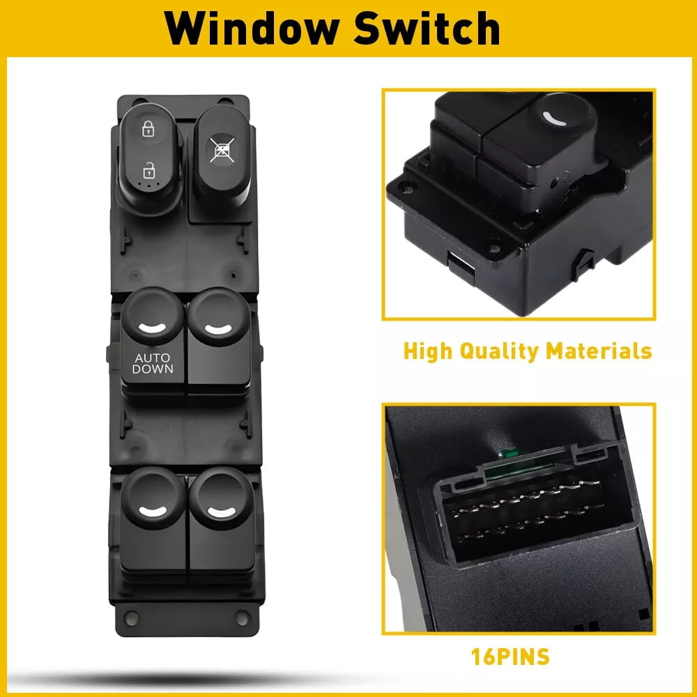 Driver Power Window Main Switch Hyundai Accent 2012 - 2017 93570-1R111 ...