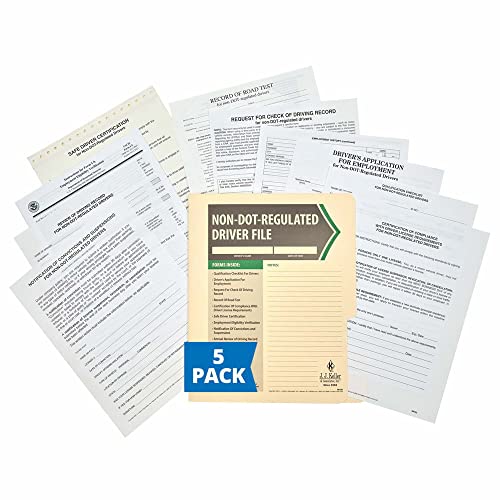 Driver Qualification File Folder And Forms For Non Dot Regulated