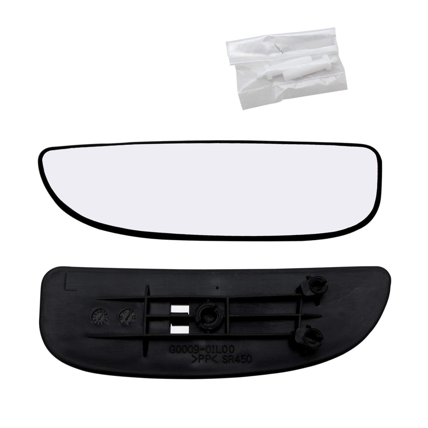 Driver Side Lower Towing Mirror Glass For Ford E150 E250 E350 E450 Van ...