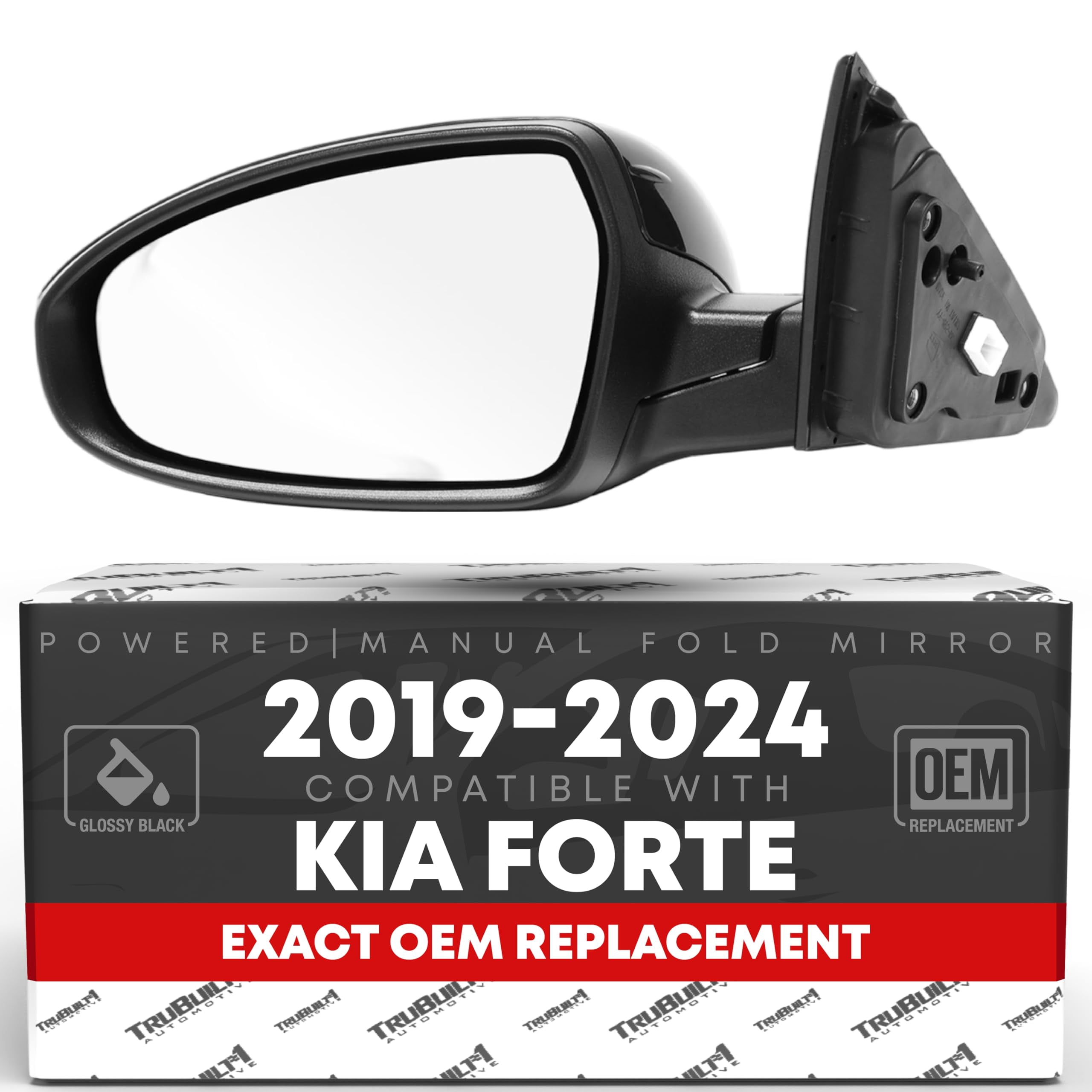 Driver Side Mirror Replacement - Compatible with 2019-2024 Kia Forte ...