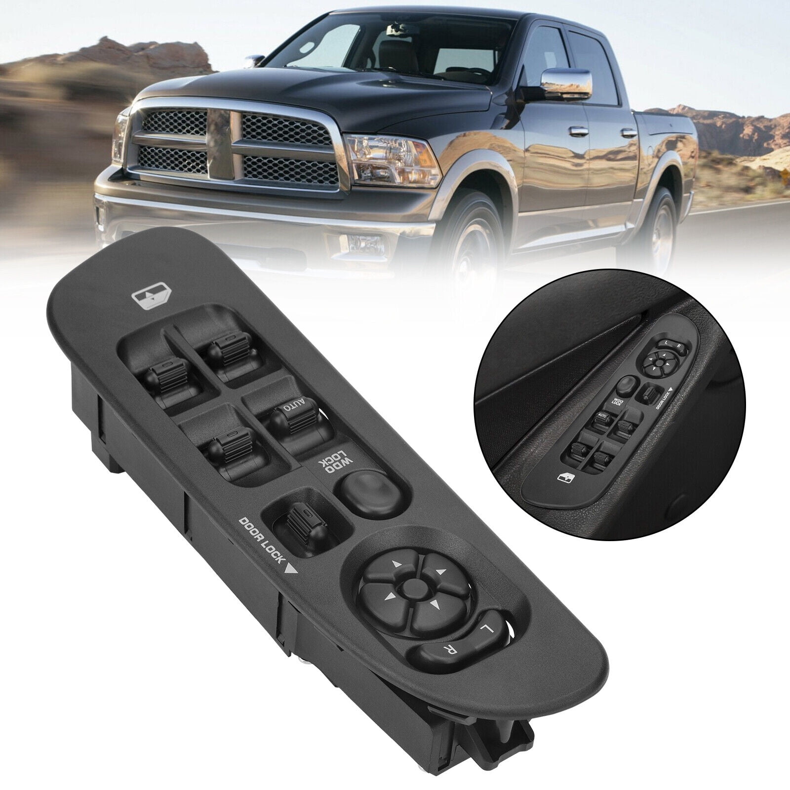 Driver Side Window Control Door Lock Switch Panel Bezel For 2002-2010 ...