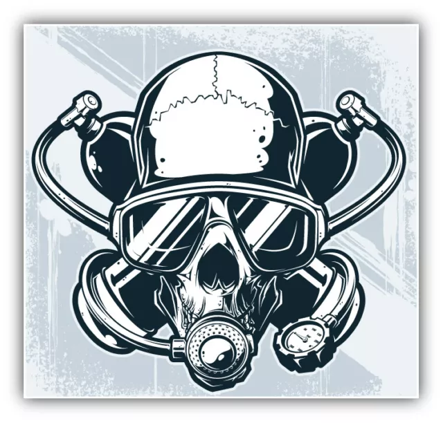 Driver Skull Car Sticker Phone Decal Water Bottle Stickers Car Decals ...