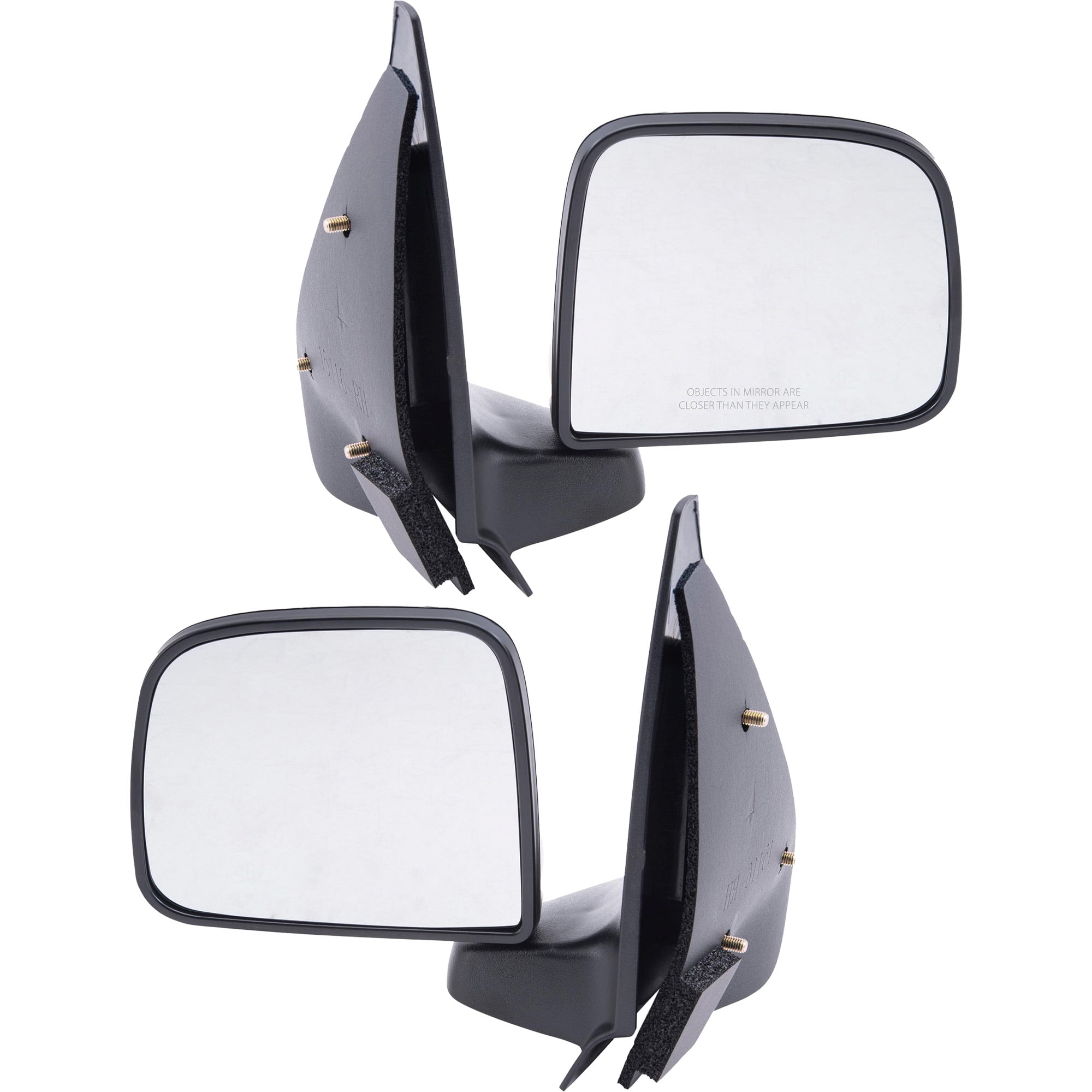 Driver and Passenger Manual Side View Mirrors Replacement for Ford ...