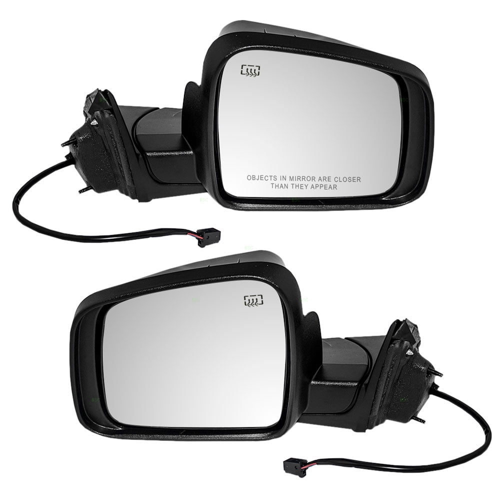 Driver and Passenger Power Side View Mirrors Heated Manual Folding ...