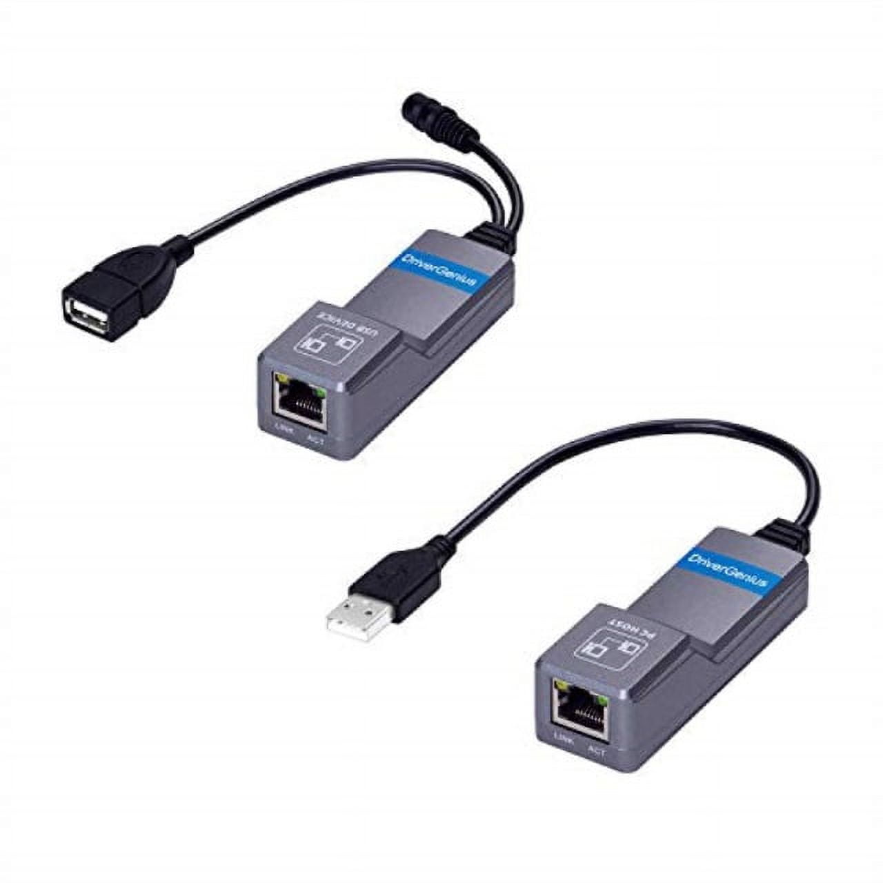 DriverGenius USB 2.0 Extender Over Cat 5e/6 Model NT50-B - Walmart.com