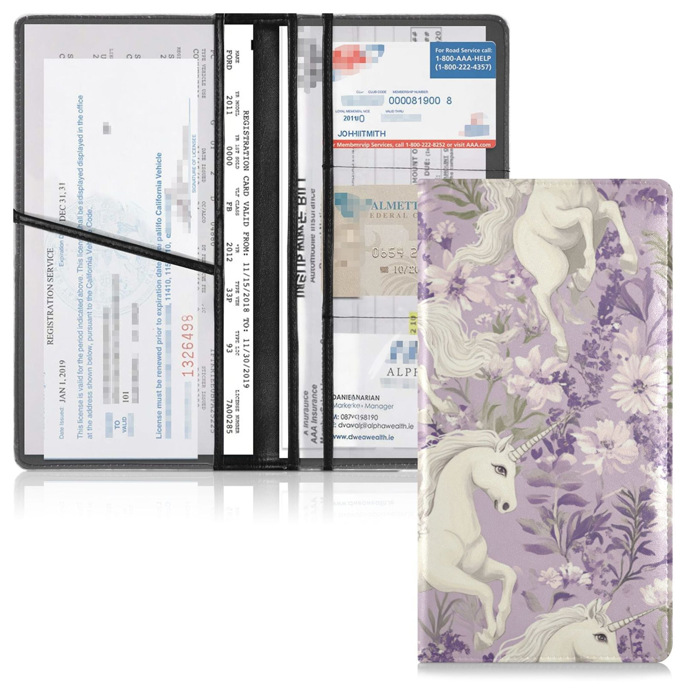 Drivers License Holder Drive License Holder Pu Leather for Travel and ...