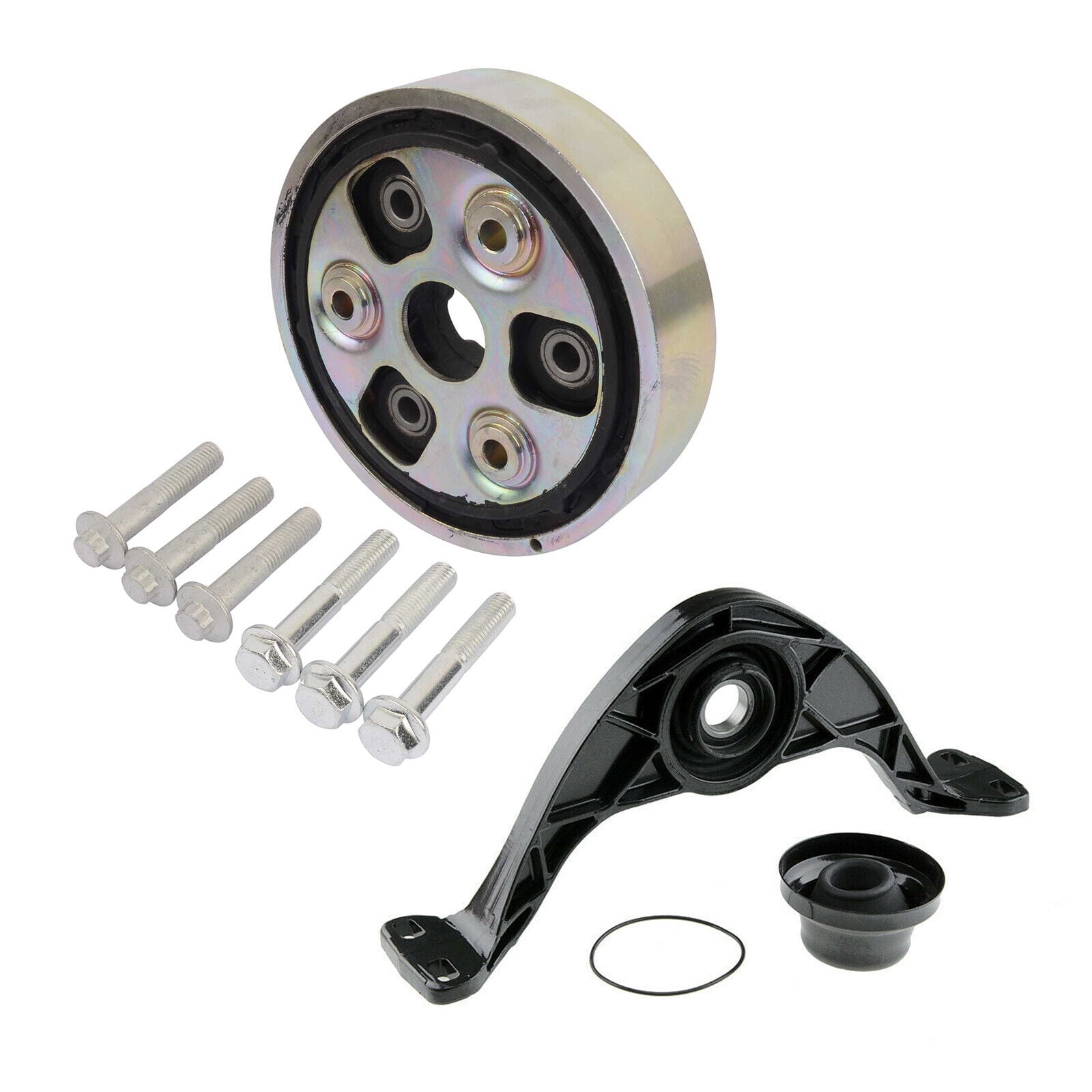 Driveshaft Coupler w/ Bolts + Propeller Shaft Bearing for Audi Q3 VW ...