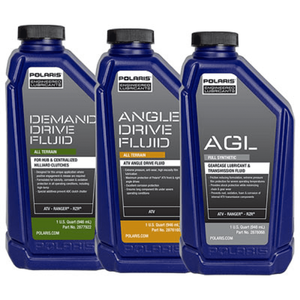 Drivetrain Oil Change Kit with Polaris Oil Compatible With Polaris ...