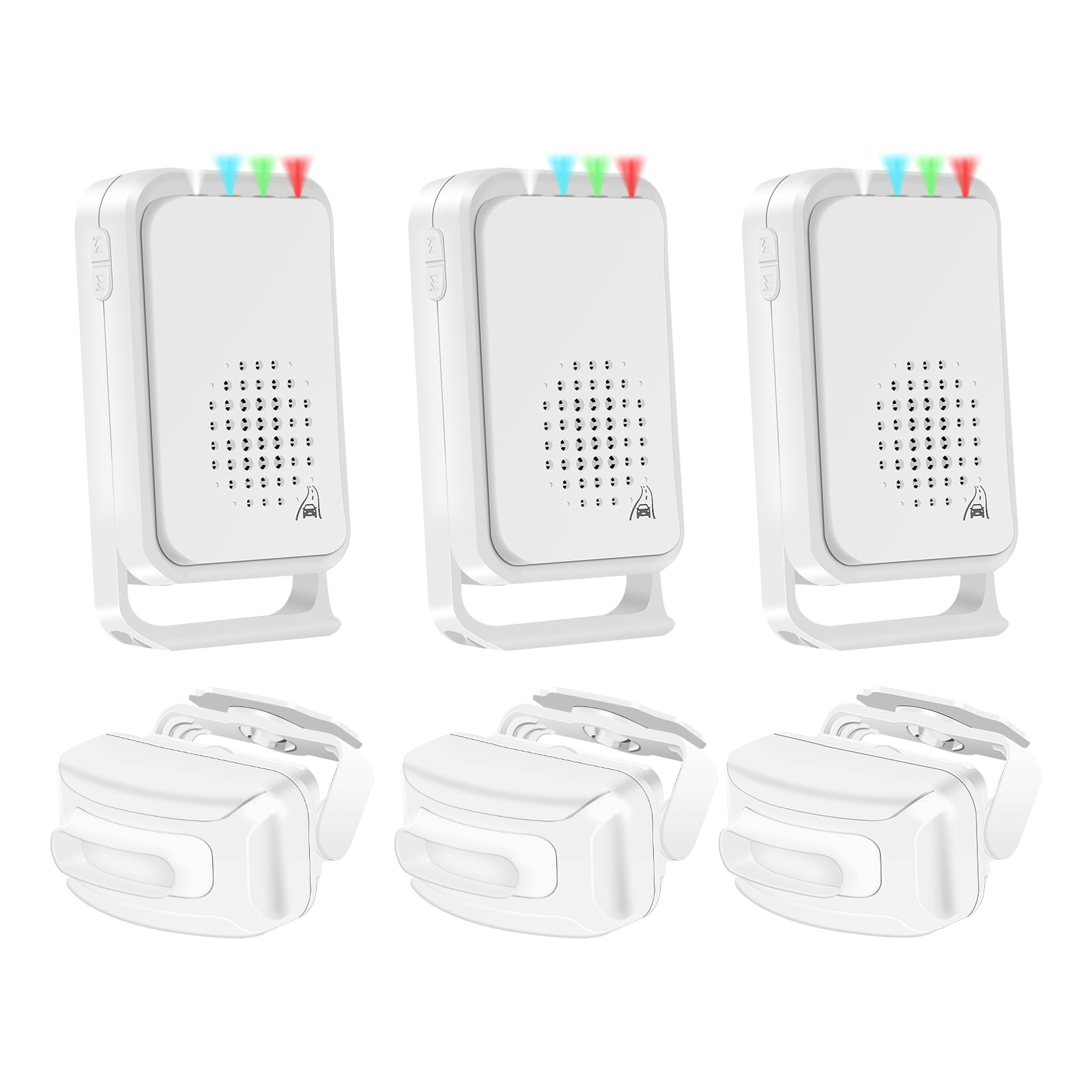 Driveway Alarm Motion Sensor, NineLeaf Driveway Alarms Wireless Outside ...