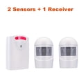 Driveway Alarm Wireless Outside Motion Sensor Alarm with Receiver ...