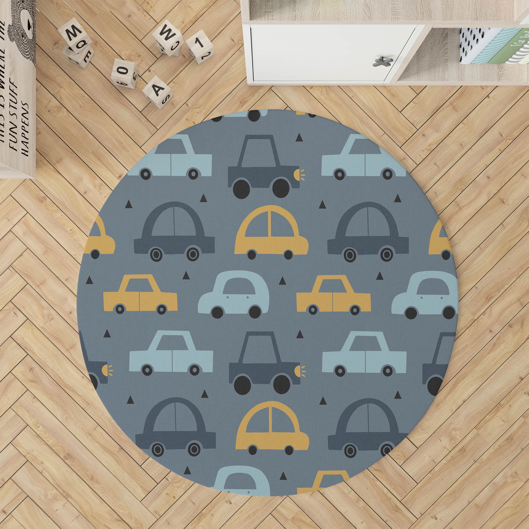 Driveway Colorized Blue Kids Play Mat - Walmart.com