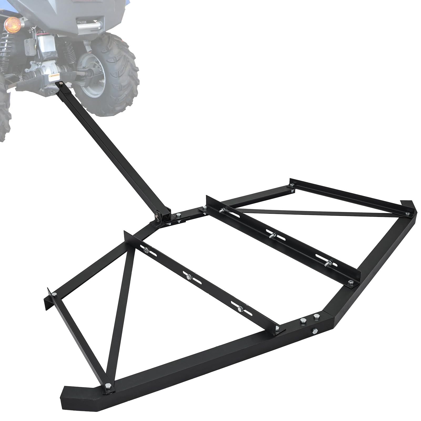 Driveway Drag 74" Width, Driveway Drag Grader w/ 3 Sets Adjustable ...