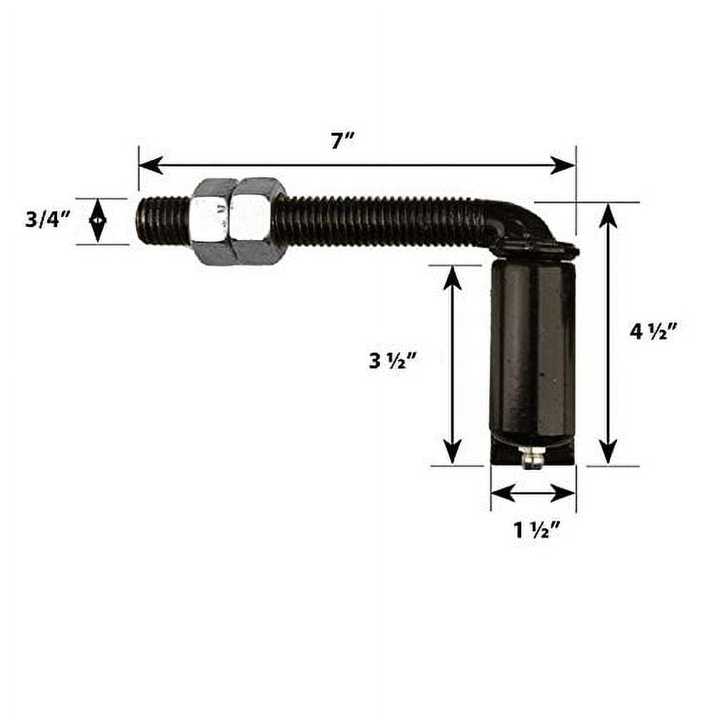 Driveway GATE Hinge J-Bolt GATE Hinge Steel 3/4" Large Heavy Duty Pair ...
