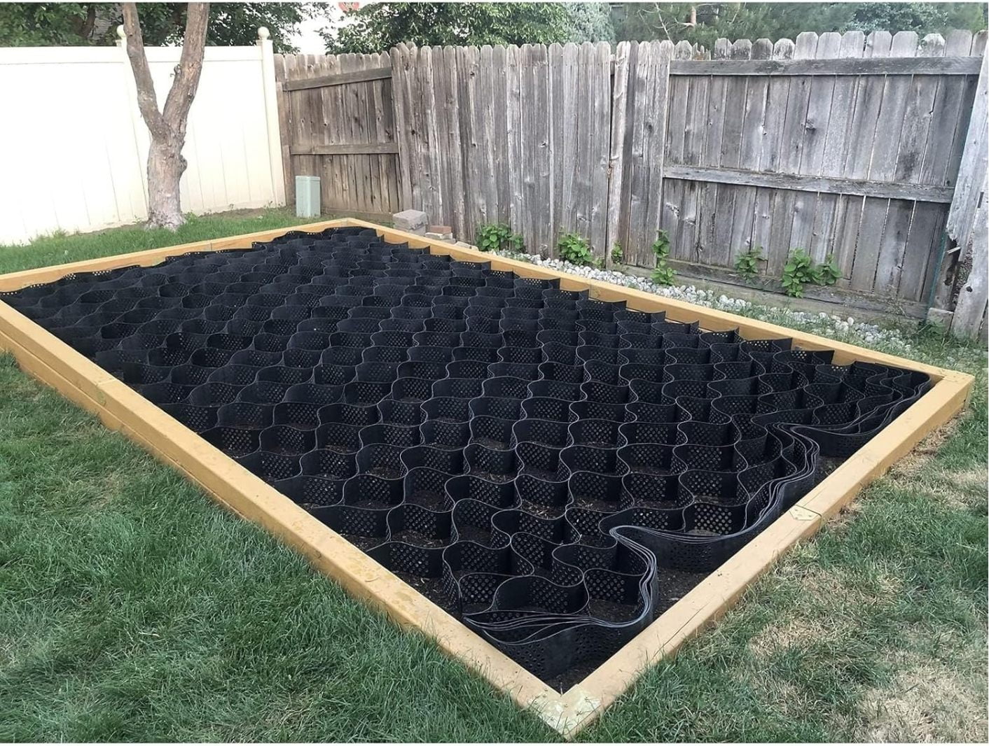 Driveway Grids Garden Shed Base Grid,2inch High Geo Grid Polyethylene ...