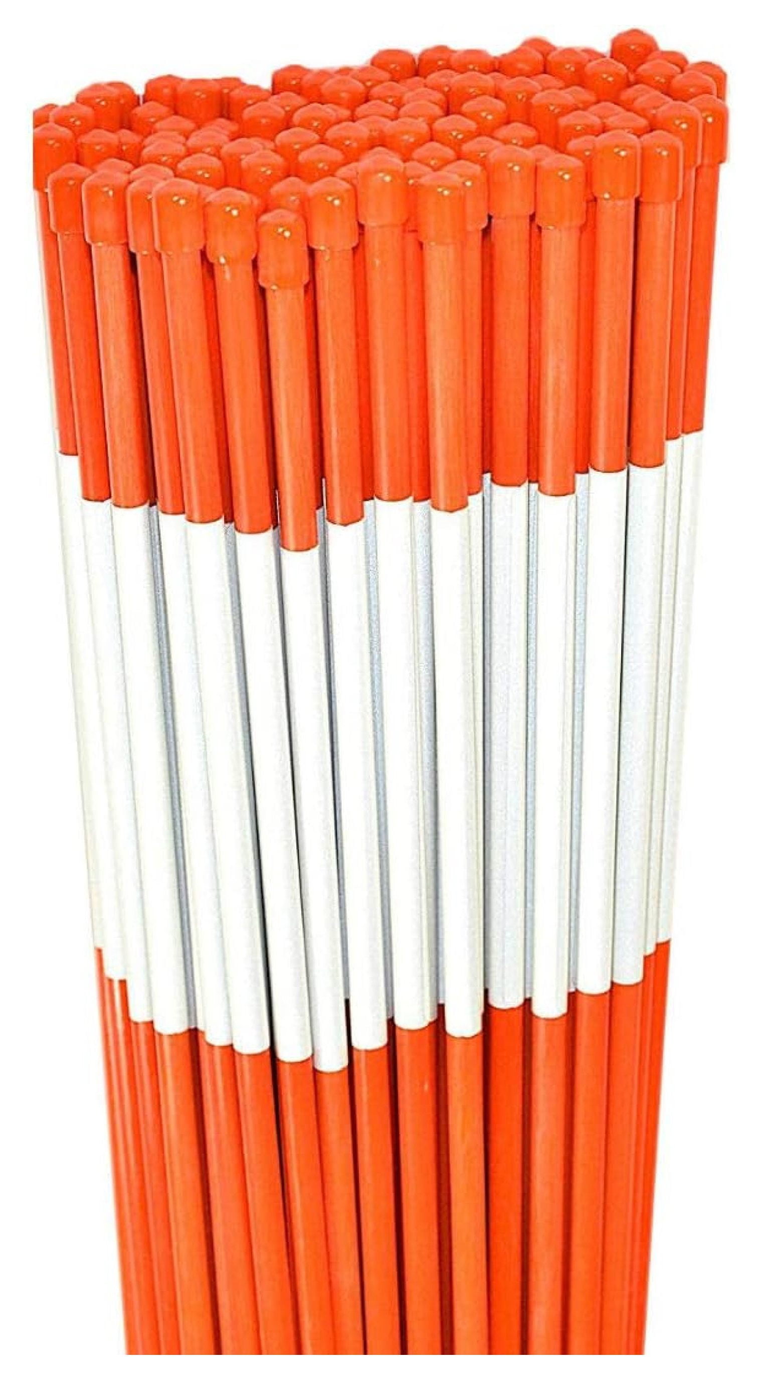 Driveway Marker, Snow Stakes, Plow Stakes, Reflective Tape, 5/16 ...