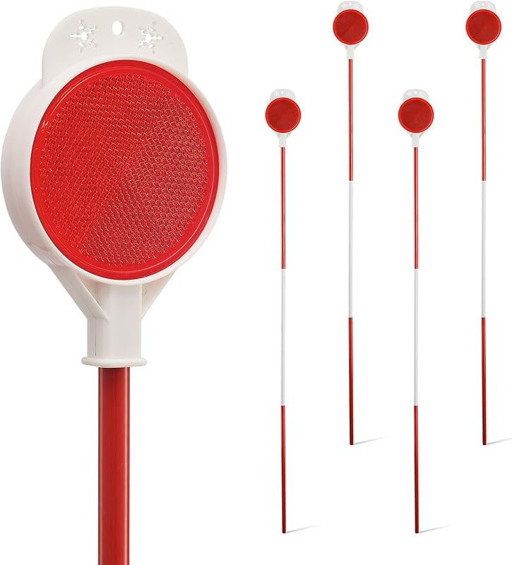 Driveway Markers, Double Sided Reflective Driveway Markers Highly ...