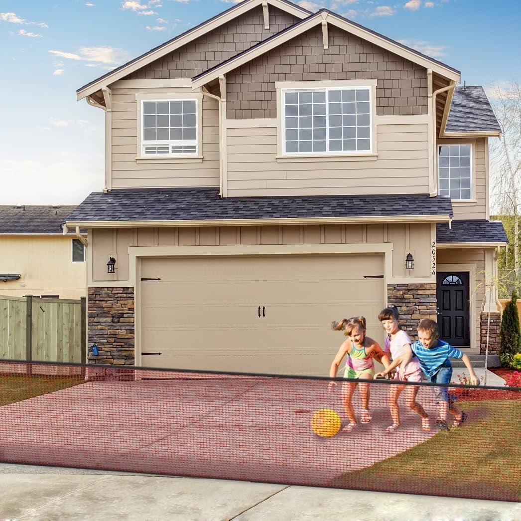 Driveway Net for Kids Safety - 20 Ft Wide 38 inch Tall Driveway Guard ...