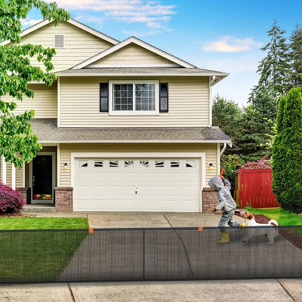 Driveway Net for Kids Safety - 36’ Wide 40" Tall Driveway Guard with ...